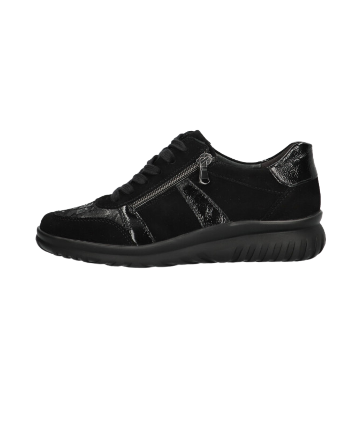 Semler Sort damesneakers med ekstra vidde | Str. 33-43-44-45 til damer ...