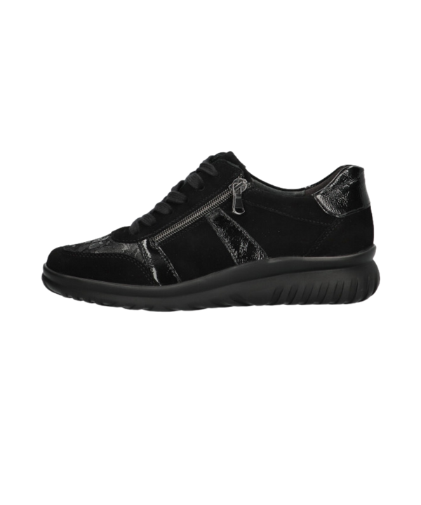 Semler Sort damesneakers med ekstra vidde | Str. 33-43-44-45 til damer ...